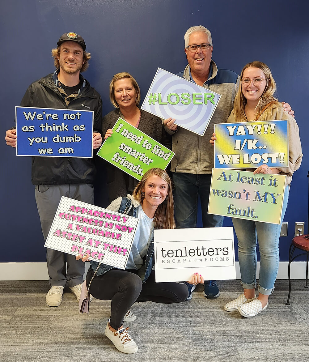 Erie Colorado Escape Room | Tenletters Escape Rooms | Puzzles